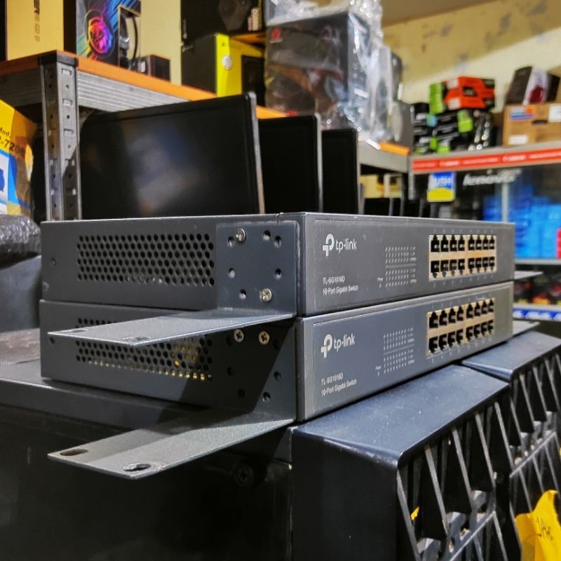 Jual Switch HUB 16 PORT 100/1000 GIGABIT mulus like new | Shopee Indonesia