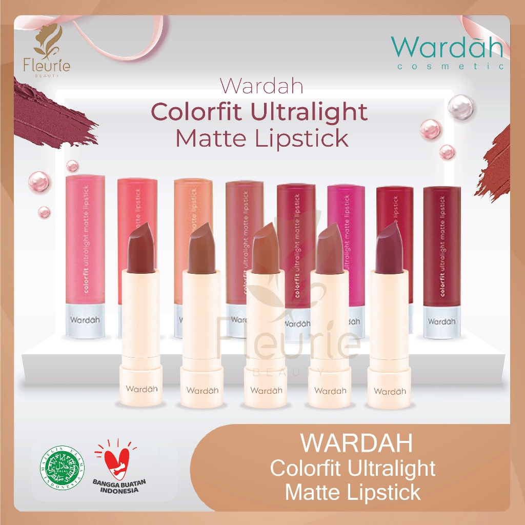 Jual Wardah Colorfit Ultralight Matte Lipstick 3.6g - Lipstick Wardah ...