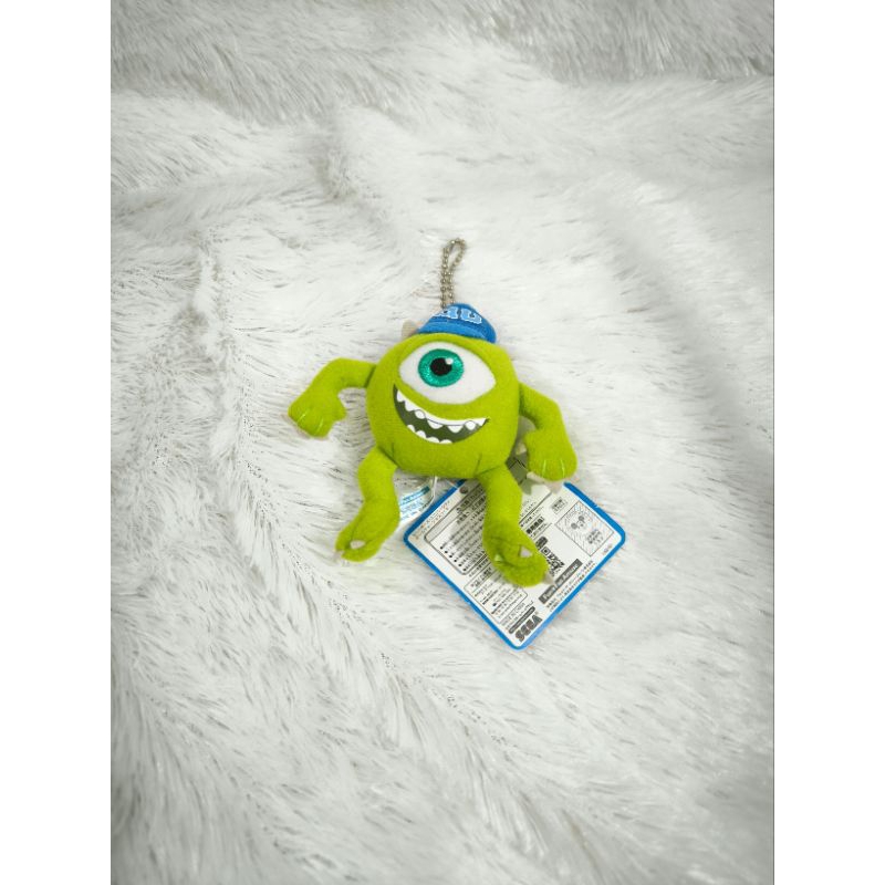 Jual boneka alien/boneka mike wazowski/mike wazowski plush keychain ...