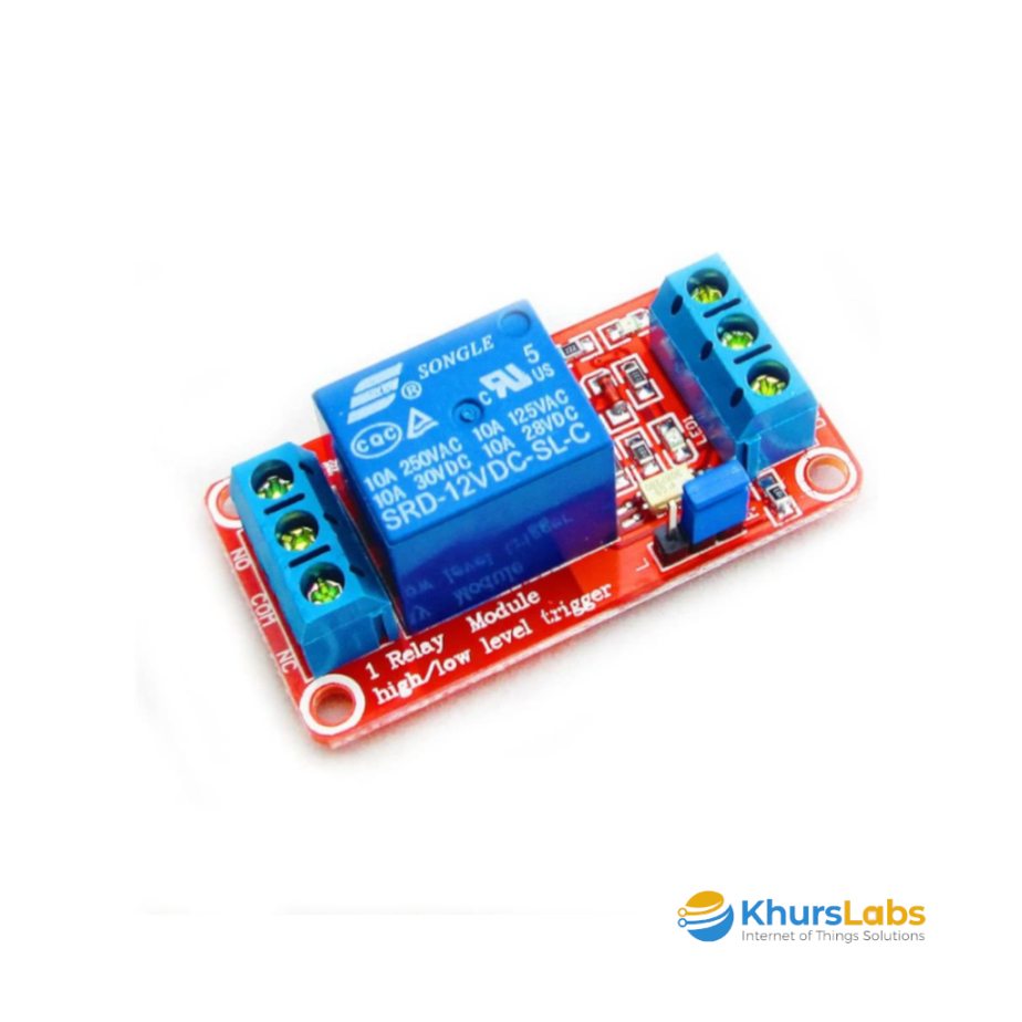 Jual Relay Module 1 Channel 12V - Relay Interface Low Level Trigger Limited | Shopee Indonesia