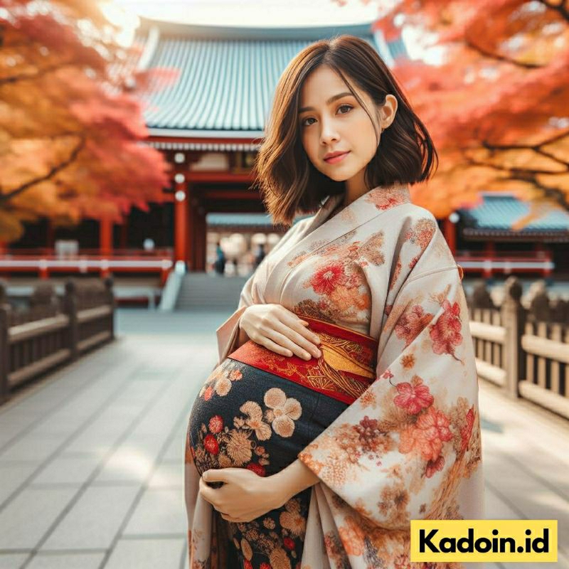 Jual Jasa Edit Foto AI Maternity Ibu Hamil Non Hijab Tema Jepang | Edit Foto Maternity Ibu Hamil ...