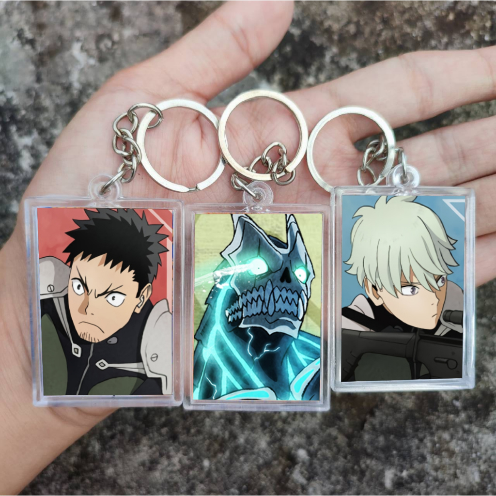 Jual Keychain Anime Kaiju No. 8 - Ganci Anime Kaijuu 8-gou - Gantungan ...