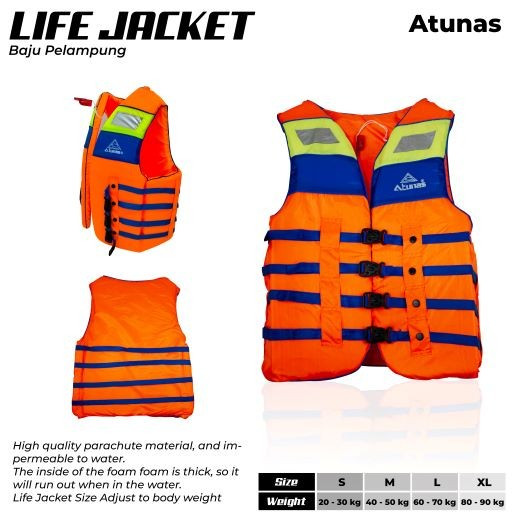 Jual Baju Pelampung(Life Jacket) ATUNAS Ready All Size | Shopee Indonesia