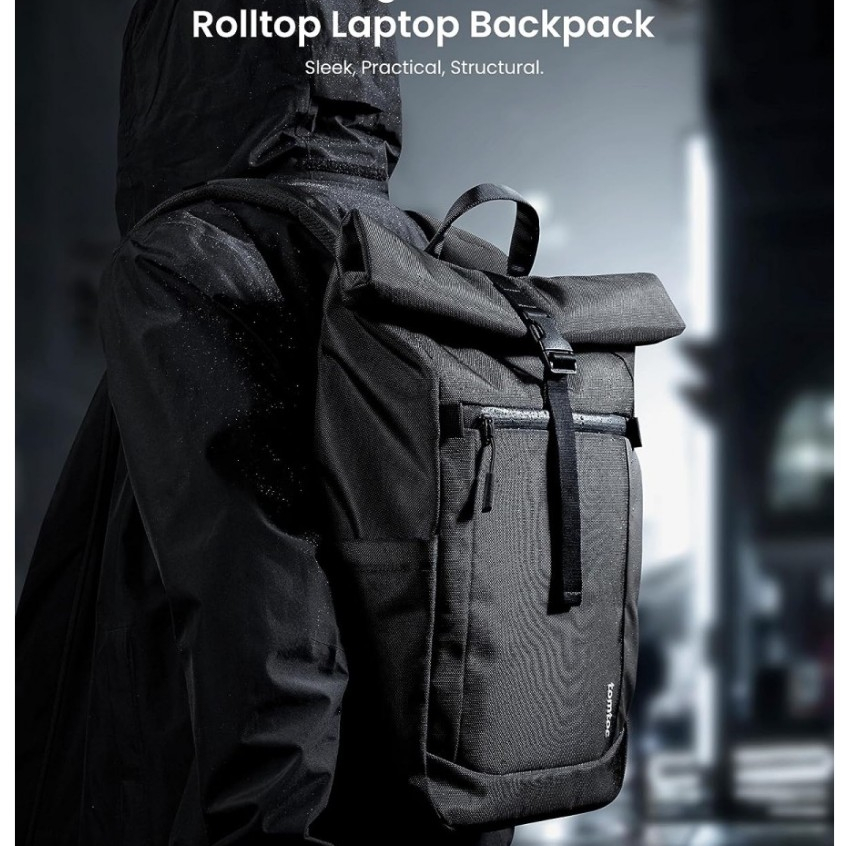 Jual tomtoc RollTop Laptop Backpack Navigator T61 Commute Expandable ...
