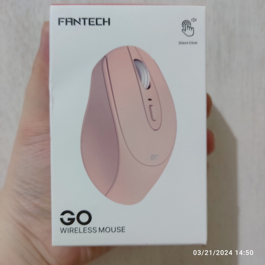 Jual Fantech GO W191 W-191 Wireless Silent Click Mouse 2,4GHZ Office ...