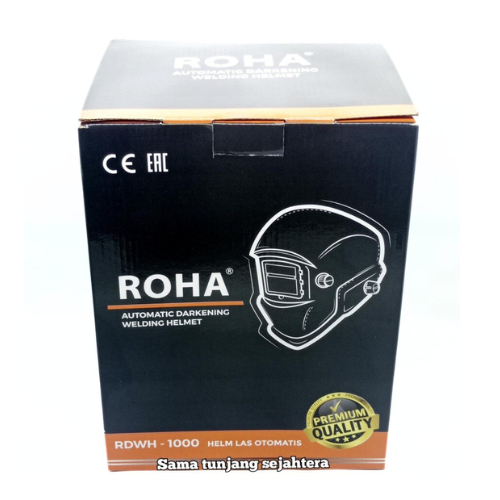 Jual ROHA KEDOK LAS OTOMATIS / HELM WELDING AUTO DARK RDWH-1000 ...
