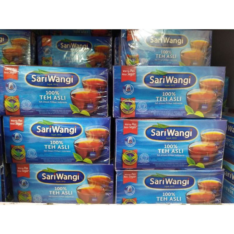 Jual TEH CELUP SARI WANGI isi 25 kantong | Shopee Indonesia