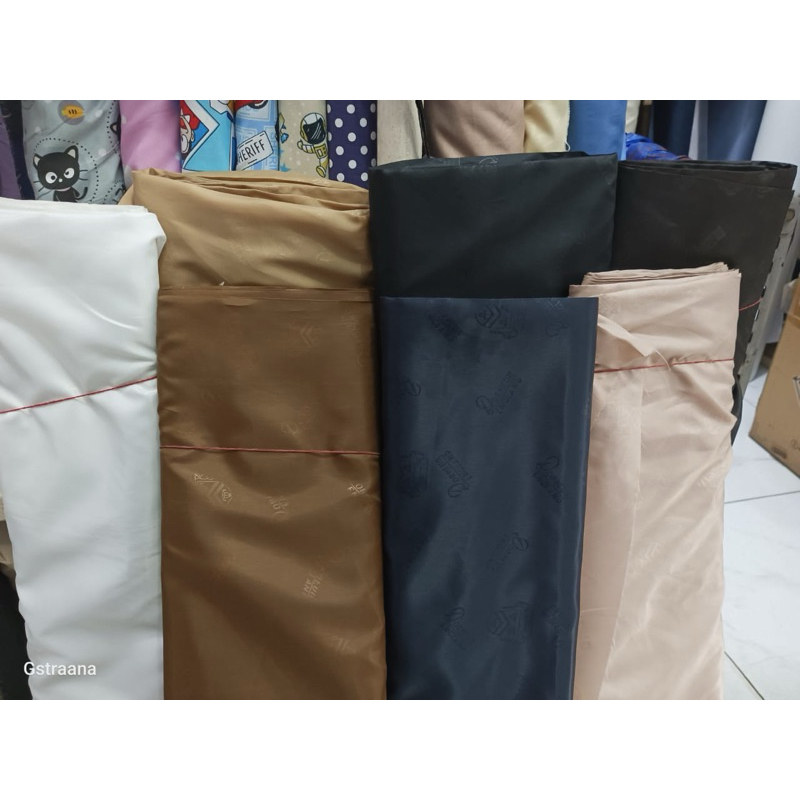 Jual 1/2M SATEN DORMIL/FURING JAS SAFARI BLAZER DORMEUIL | Shopee Indonesia