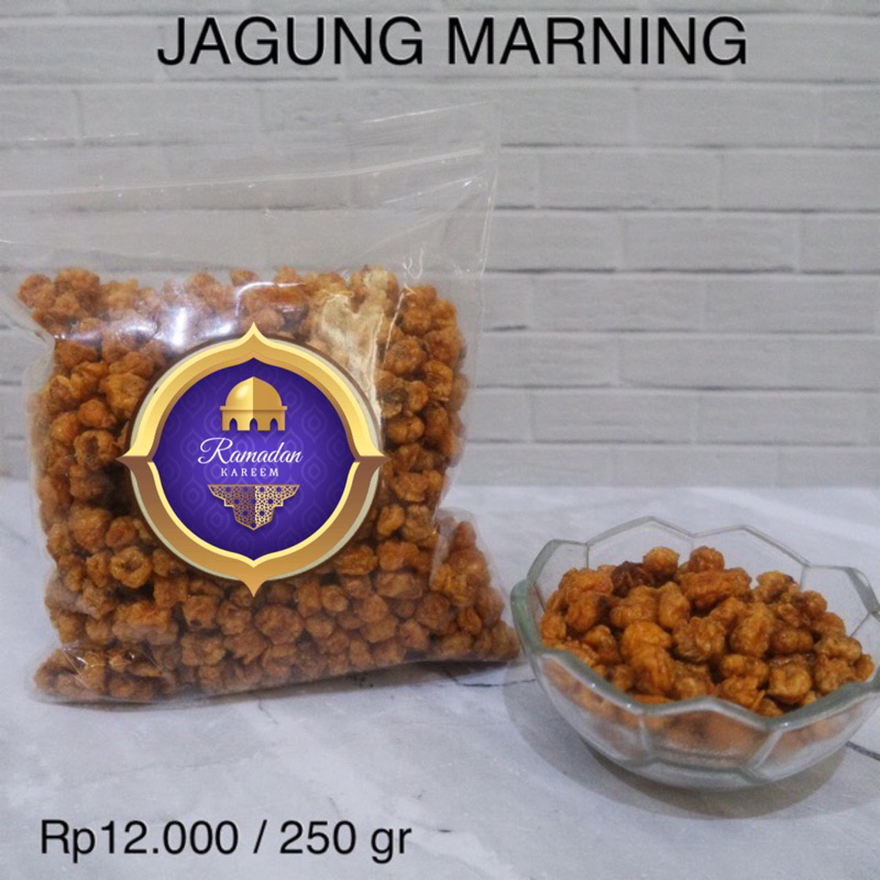 Jual JAGUNG MARNING 250gr ( MANIS / ASIN ) | Shopee Indonesia