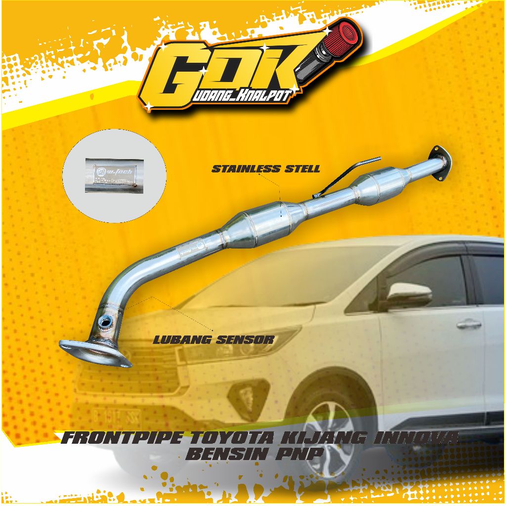 Jual FRONTPIPE TOYOTA KIJANG INNOVA BENSIN PNP | Shopee Indonesia