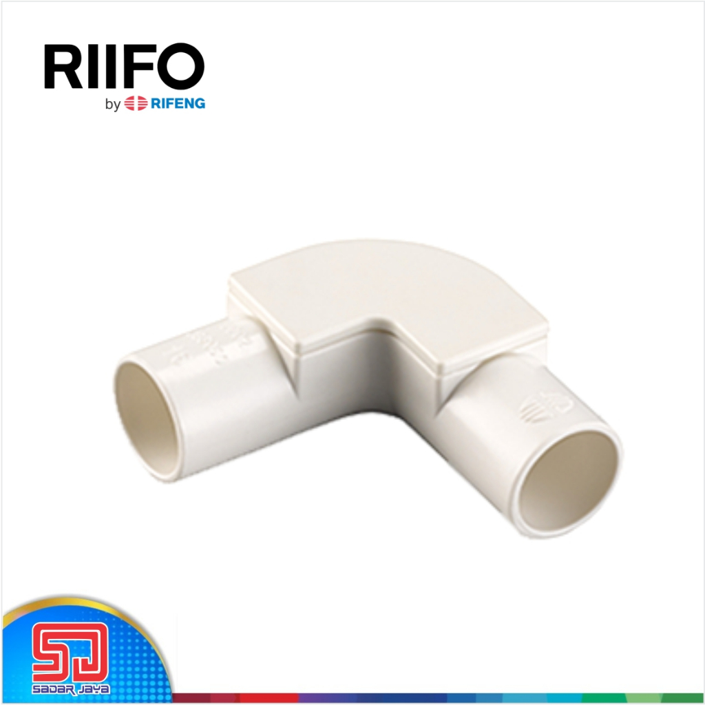 Jual RIIFO Elbow With Cover 20mm 5/8 inch Lbow Sambungan sudut pipa ...