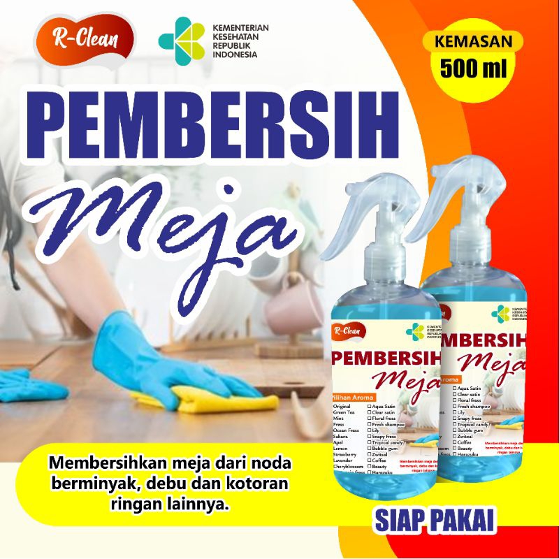 Jual Cairan Pembersih Meja Aneka Aroma kemasan Spray Trigger 500 ml ...