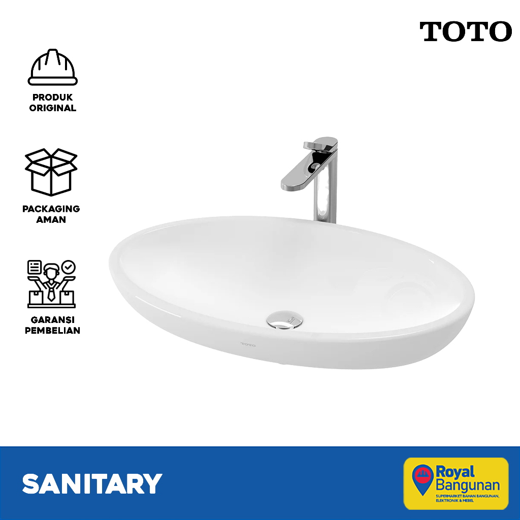Jual TOTO LW818J Complete W/ Brackets Lavatory Vessel Le-Muse | BODY ...
