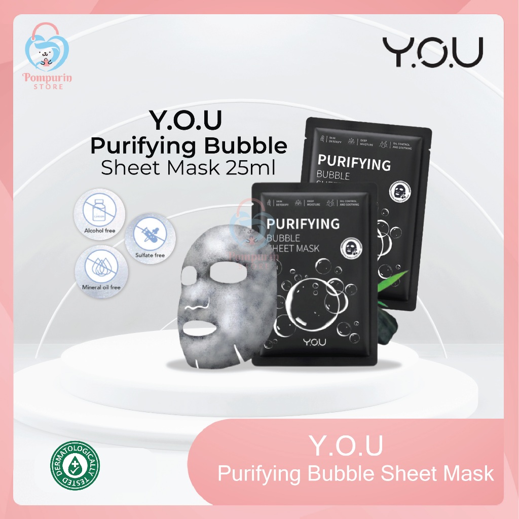 Jual YOU Purifying Bubble Sheet Mask 25ml - Masker Wajah | Shopee Indonesia
