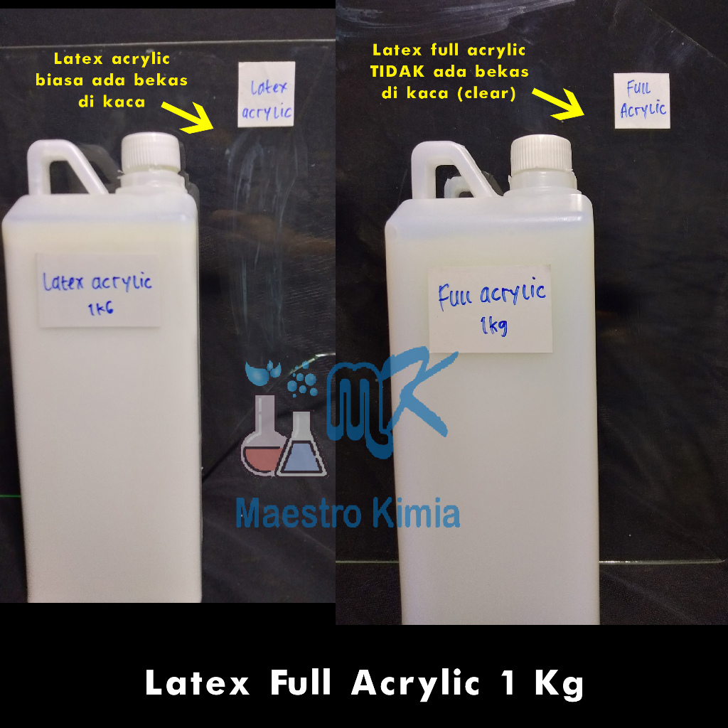 Jual FULL Acrylic / Latex / Lem untuk bahan baku cat tembok air ...