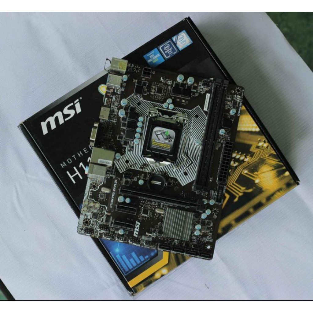 Jual Mobo Msi H110m Pro Vh Plus Shopee Indonesia