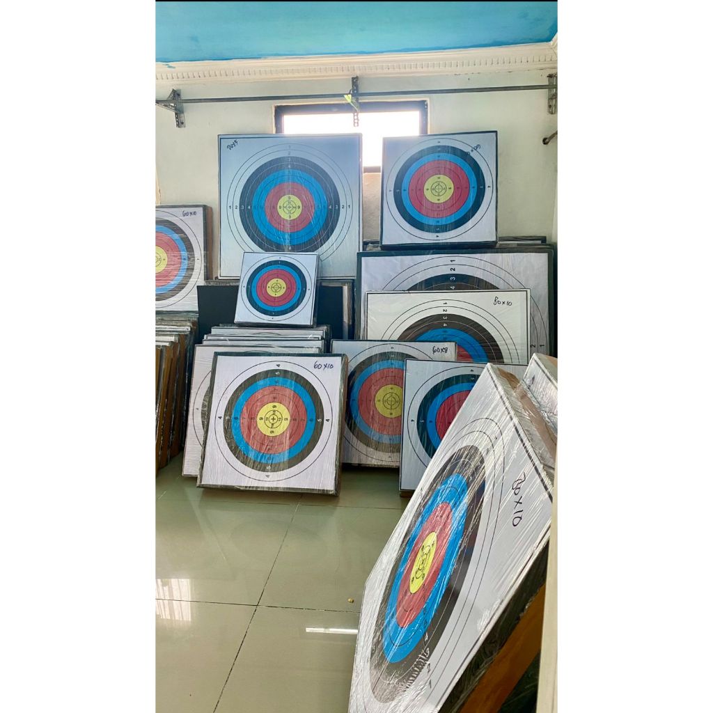 Jual Bantalan Panahan 125 x 125 CM x 10CM Target Sasaran Panahan Target ...