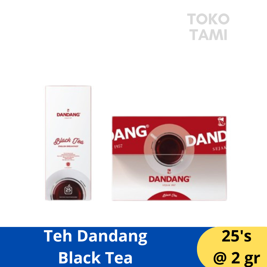 Jual Teh Dandang Celup Black Tea - Teh Celup Hitam isi 25 pcs / kantung ...