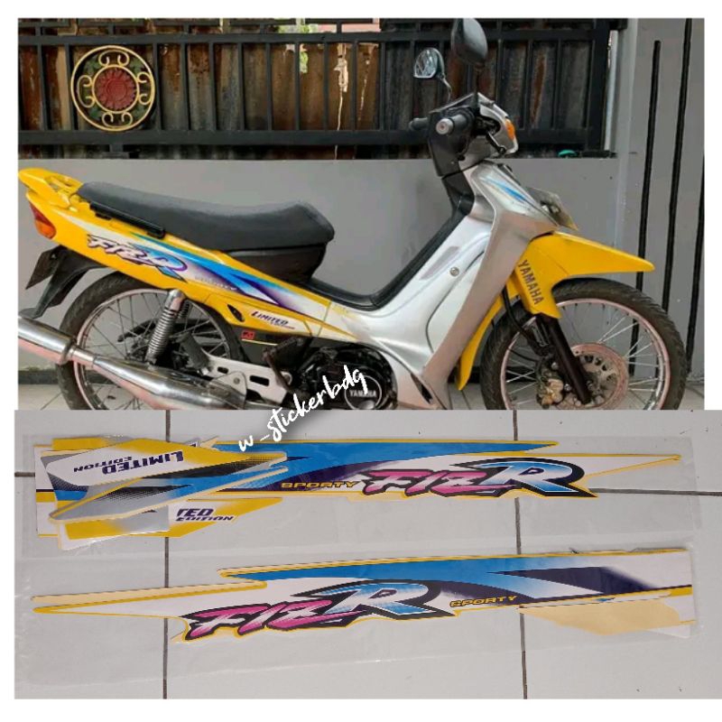 Jual Striping Stiker Yamaha F1ZR LE Limited Edition Kuning Silver ...