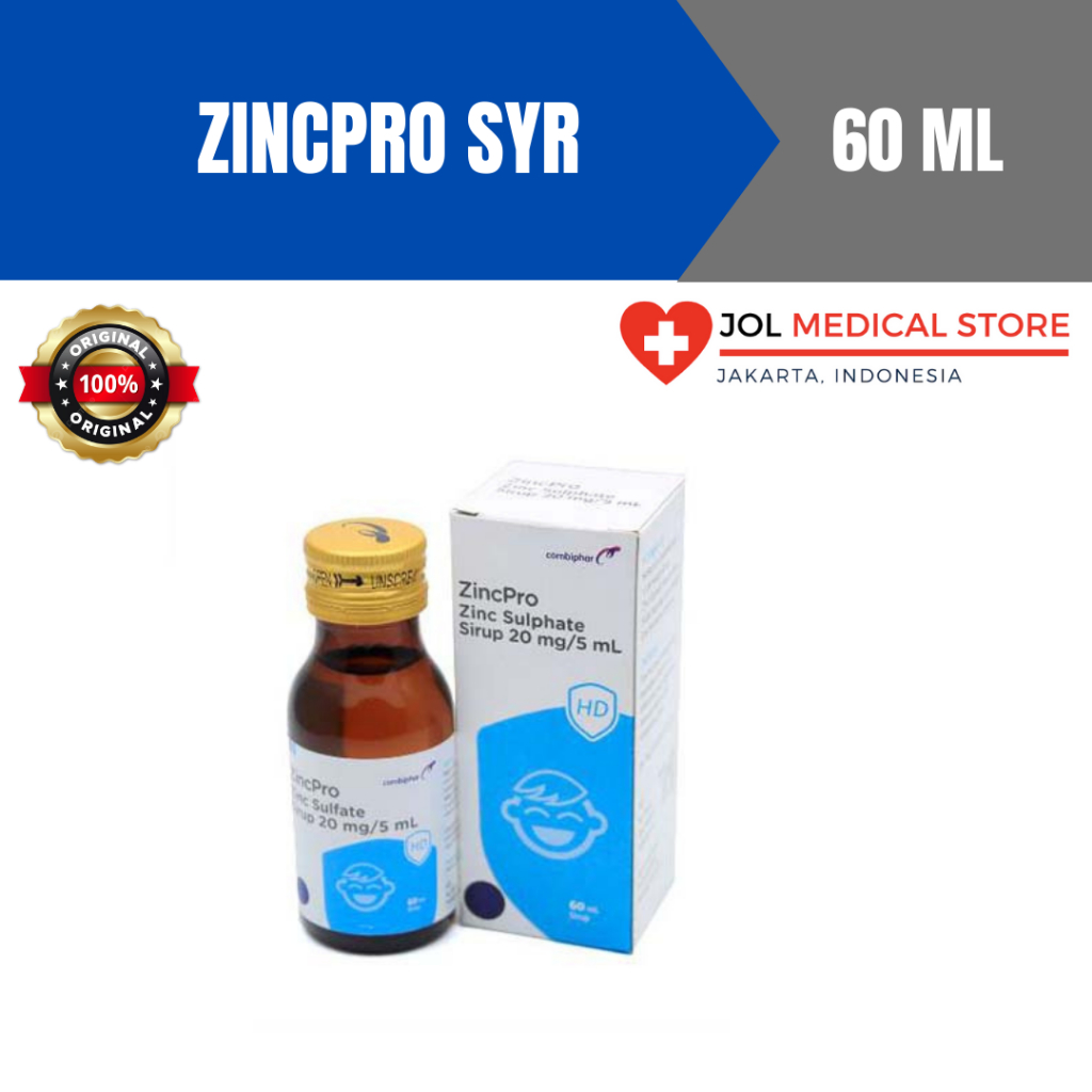 Jual OBAT DIARE ANAK ZINCPRO SYR 60 ML | Shopee Indonesia