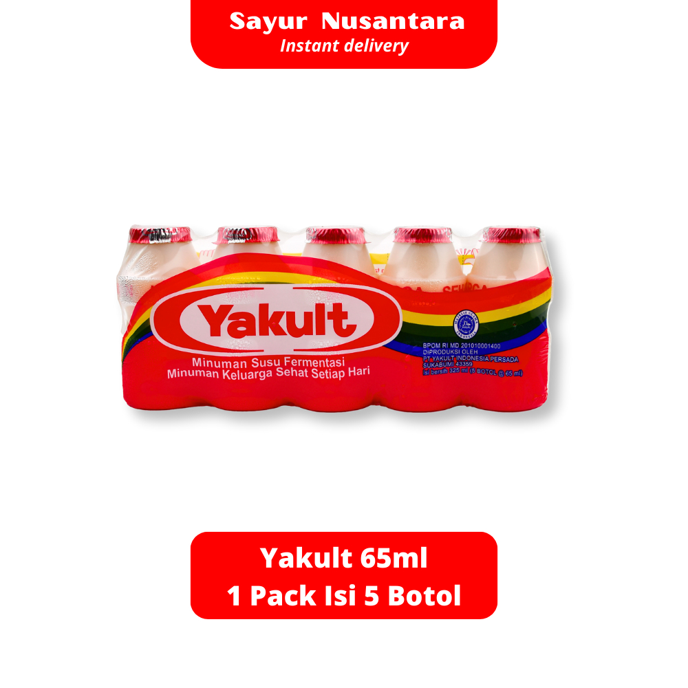 Jual Yakult 65ml 1 Pack Isi 5 Botol - Sayur Nusantara | Shopee Indonesia