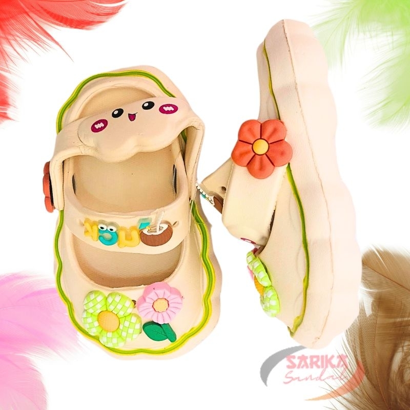 Jual Inkayni 1033 Sandal Karet Anak Bunga Sandal Bunga Anak Sandal ...