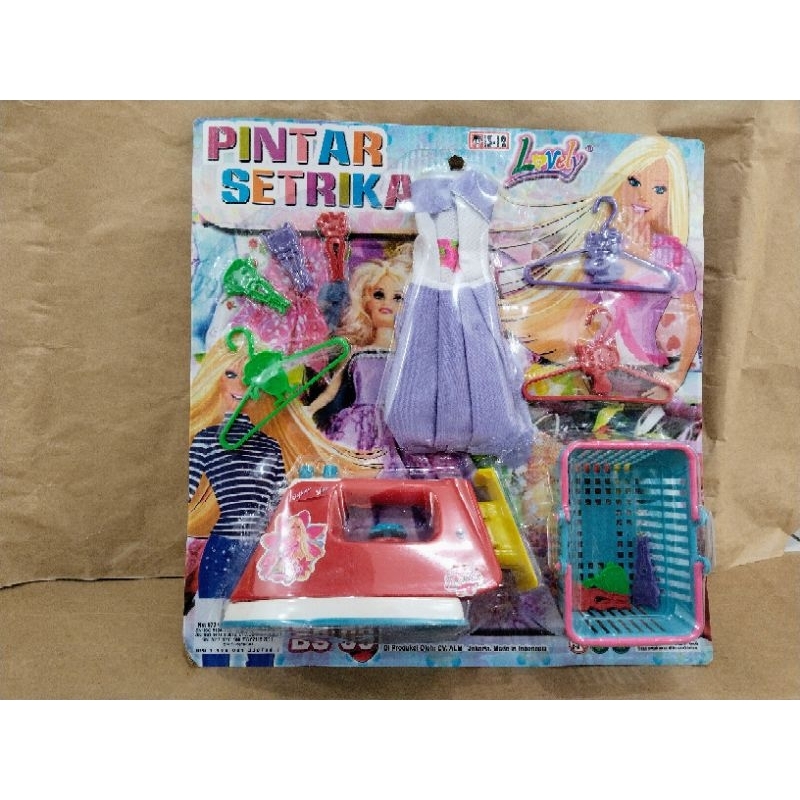 Jual Mainan Setrika Pintar Anak Set + Tempat Baju Kemasana presa BS 09 ...