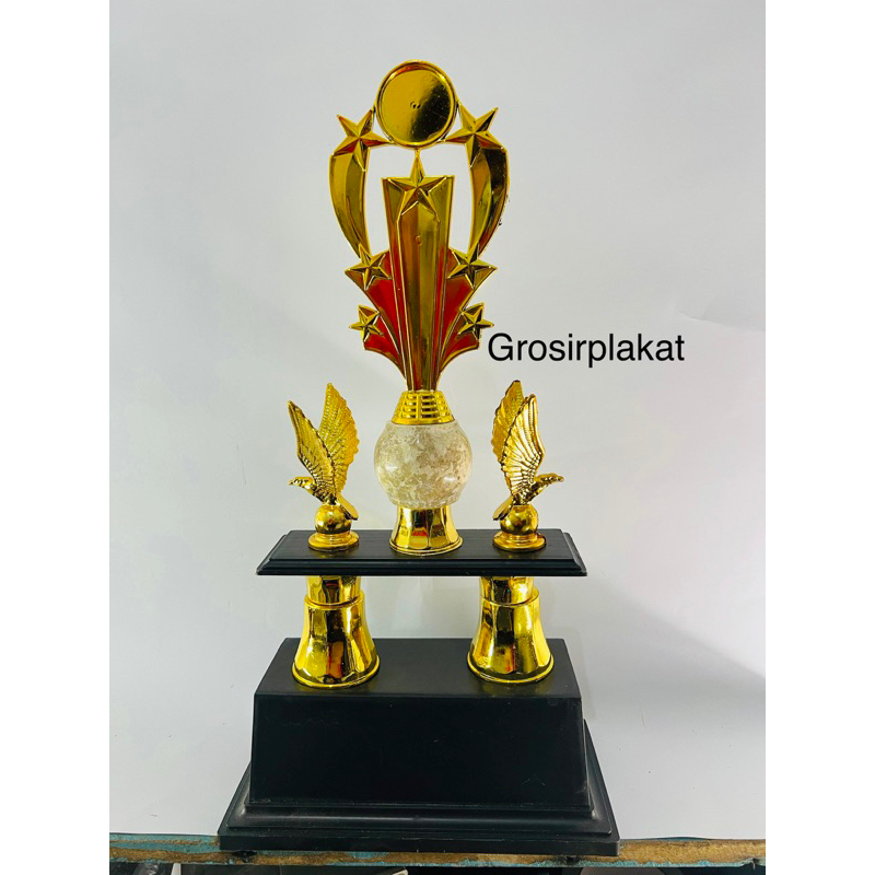 Jual Piala Kaki 2 marmer Tatakan Hitam Piala Murah | Shopee Indonesia