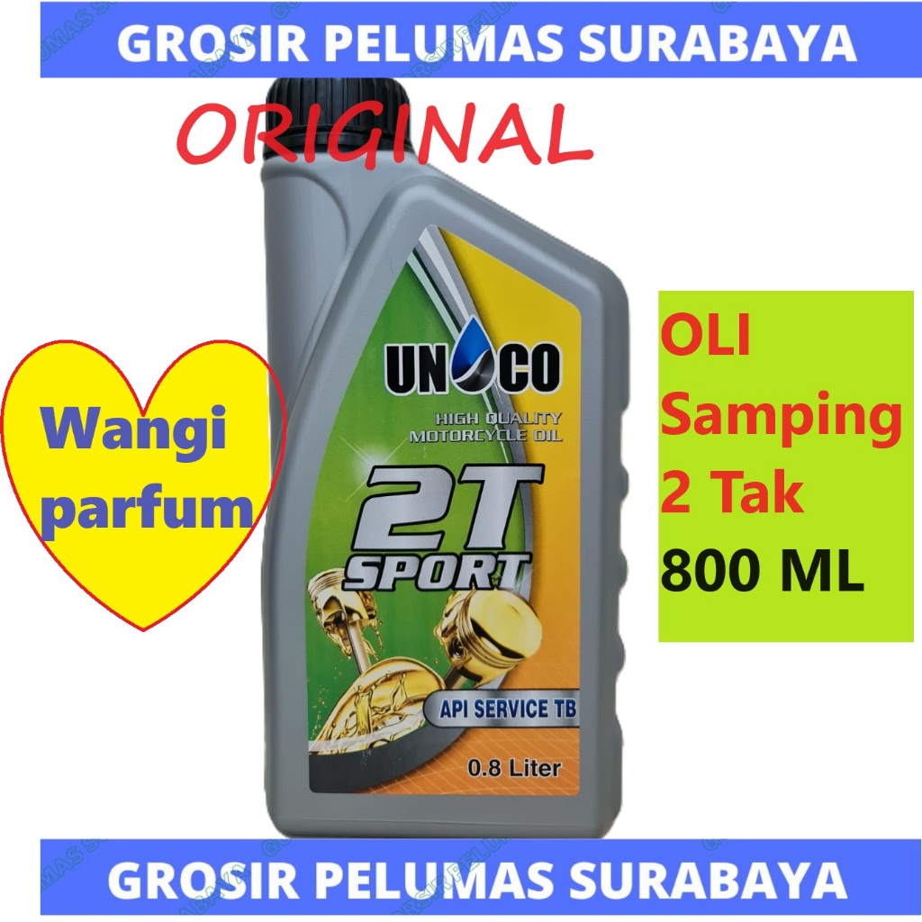 Jual ASLI MURAH Oli Samping 2Tak 2 Tak Ecco Unoco 2T Sport 700ML 700 ml Oli samping murah Oli 2T ...