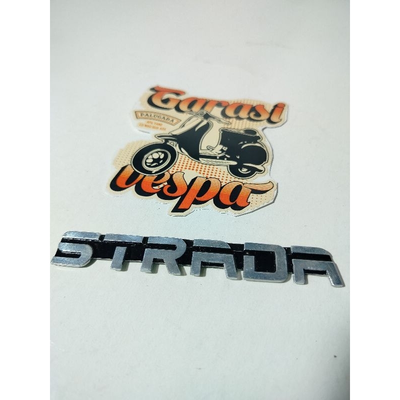 Jual Emblem Strada Sticker Tempelan / logo/emblem | Shopee Indonesia