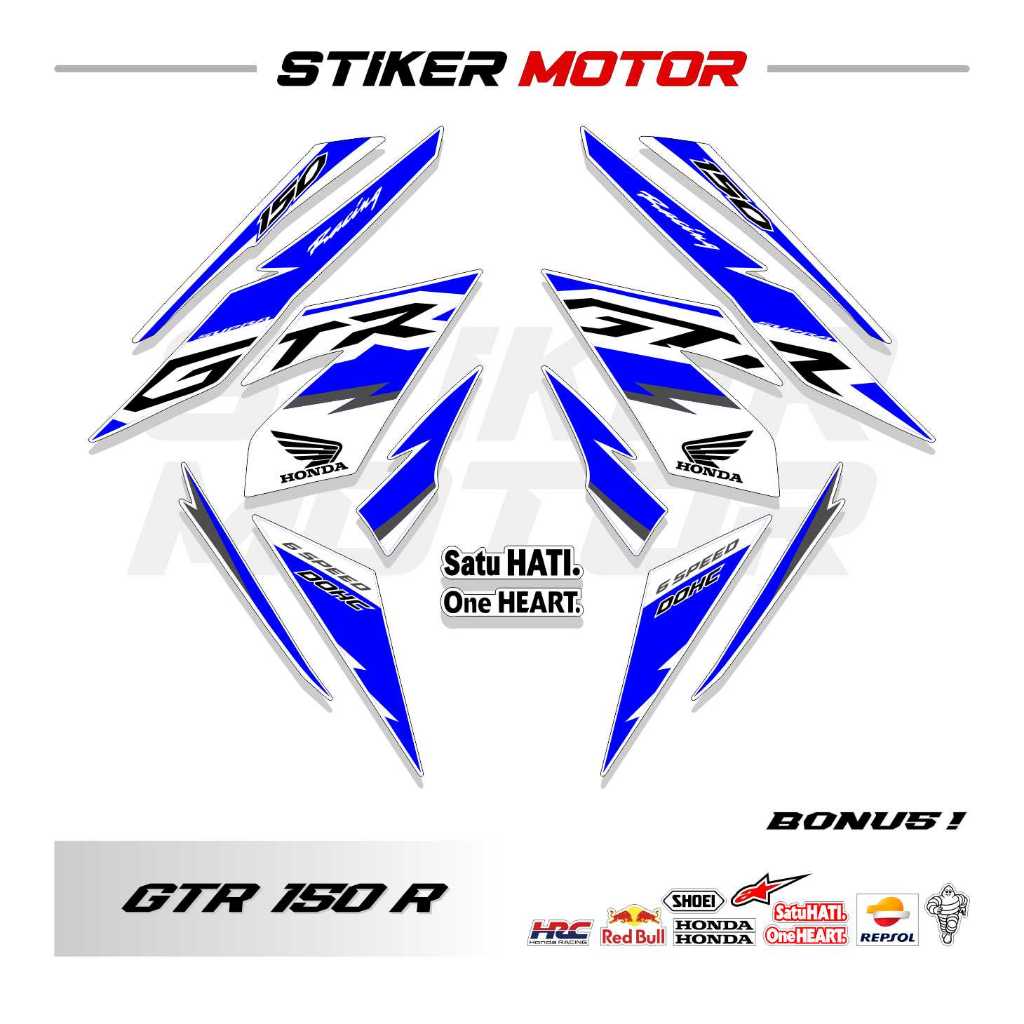 Jual GTR23 STRIPING STIKER STICKER LIS SUPRA GTR 150 R WINNER V1 RS ...