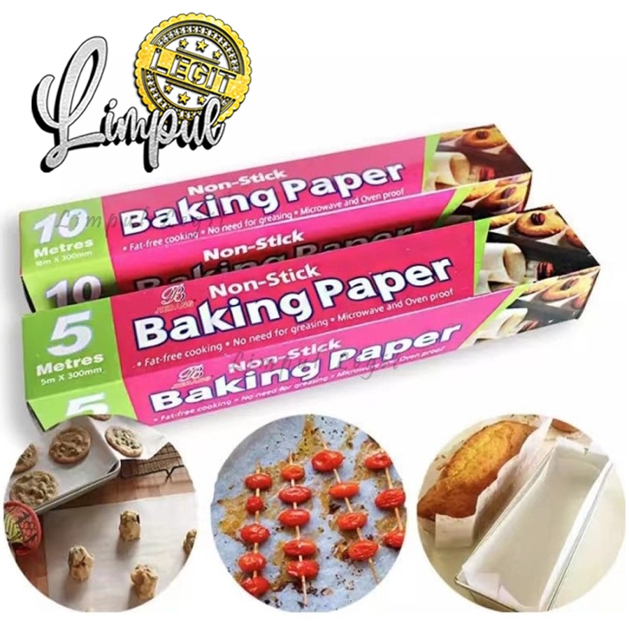 Jual Baking Paper Kertas Baking Kertas Roti Kertas Baking Kue Non Stick ...