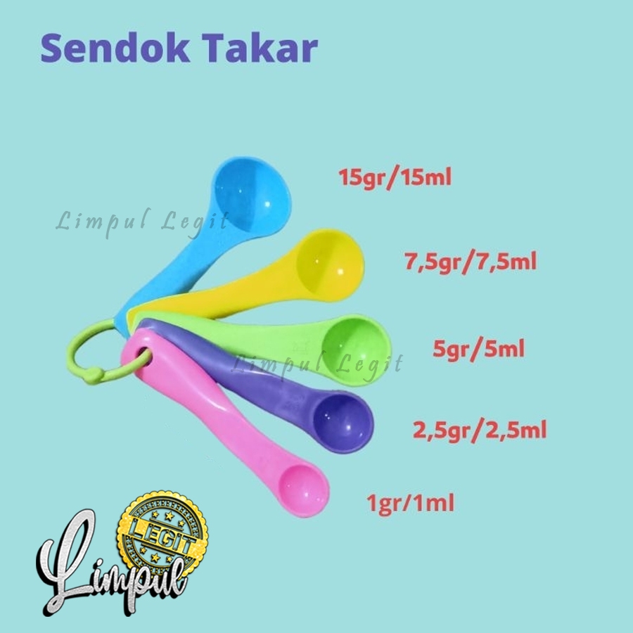 Jual Sendok Takar Kue | Senfok Takar Bumbu | Sendok Cetak | Sendok 5 in ...