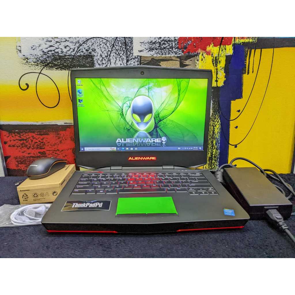 Jual Laptop Gaming Dell Alienware 14 Core i7 4700MQ GTX 765M Ram 8gb SSD | Shopee Indonesia