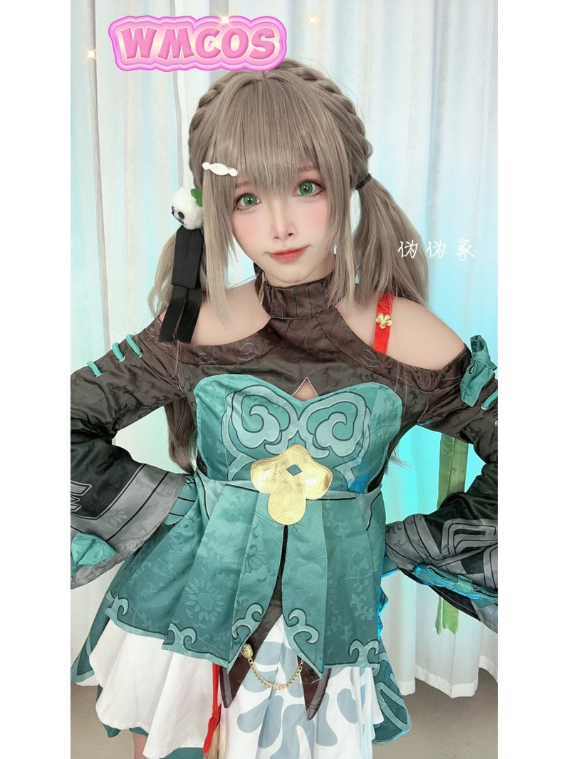 Jual 【WMCOS】Kostum Honkai Star Rail Cosplay Qingque Costume Hokai ...
