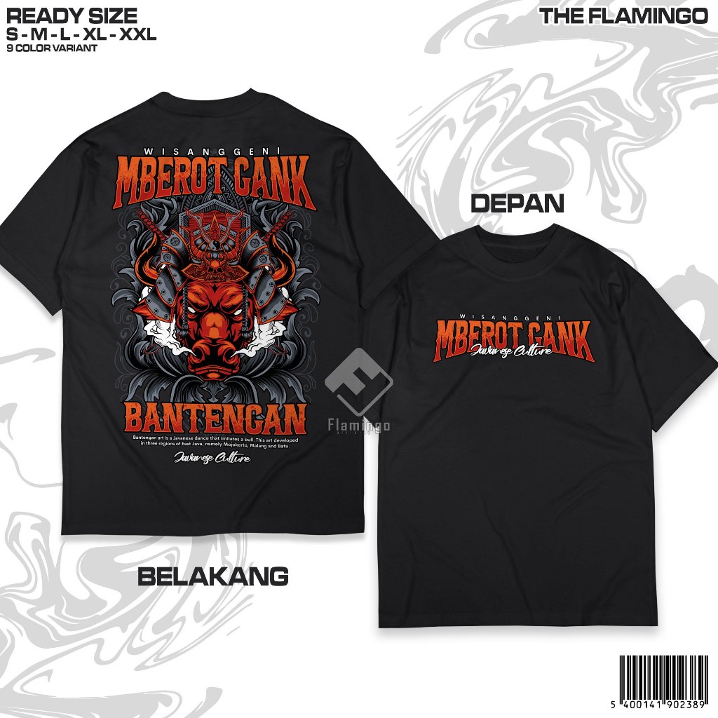 Jual Kaos Mberot Gank Bantengan | Wisanggeni P Mberot Java Culture ...