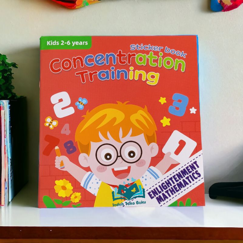 Jual Sticker Book Concentration Training Buku Aktivitas Anak Menempel ...