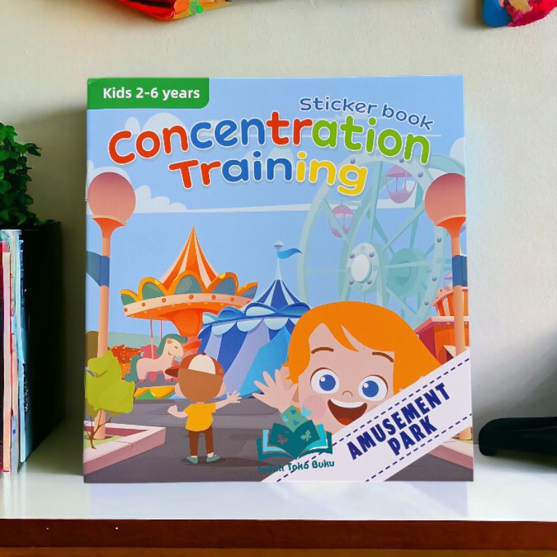Jual Sticker Book Concentration Training Buku Aktivitas Anak Menempel ...