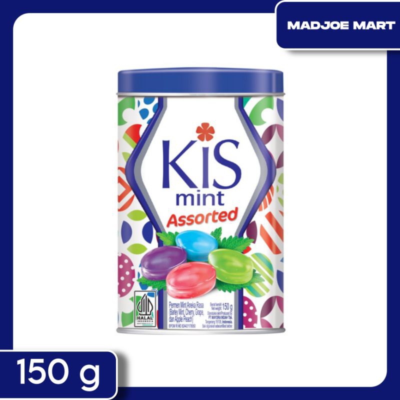 Jual KIS Permen Mint Aneka Rasa Assorted Kaleng 150 g | Shopee Indonesia
