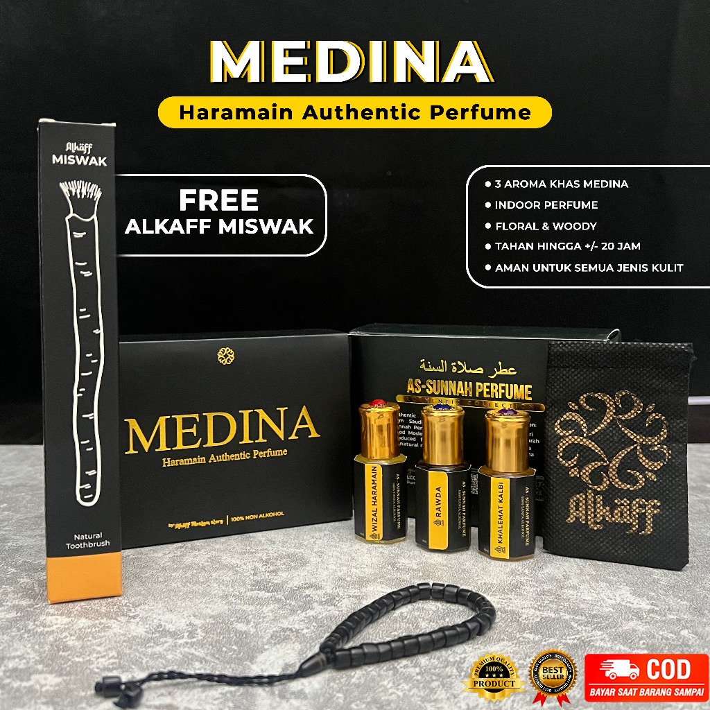 Jual [ALKAFF MEDINA] - PARFUM DENGAN 3 AROMA KHAS MEDINA SAUDI ARABIA ...