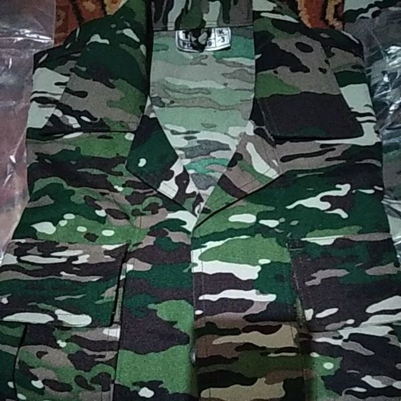 Jual BAJU PDL MATRA DARAT.BAJU PDL MATRA DARAT KAIN VELBED | Shopee ...