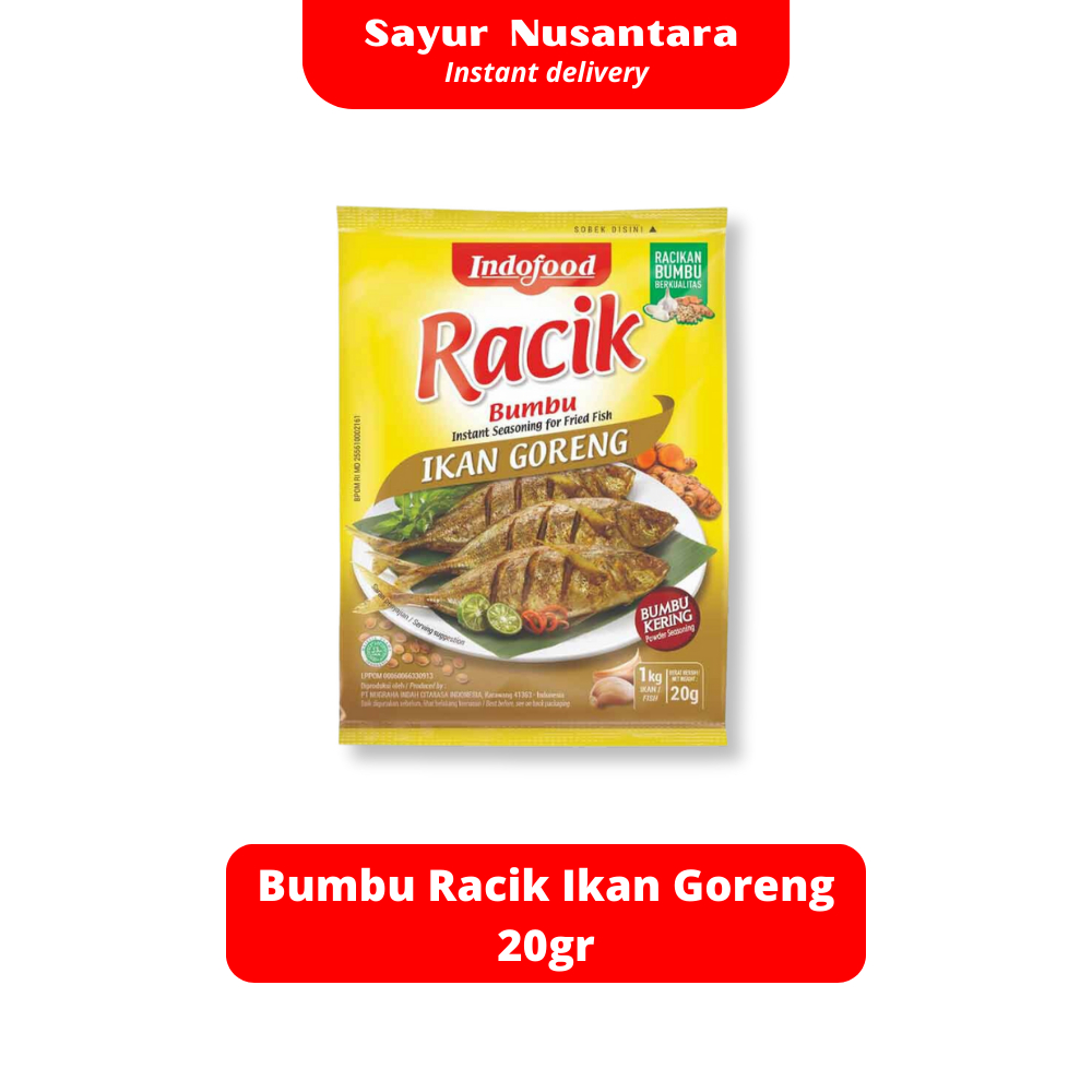 Jual Bumbu Racik Ikan Goreng 20gr - Sayur Nusantara | Shopee Indonesia