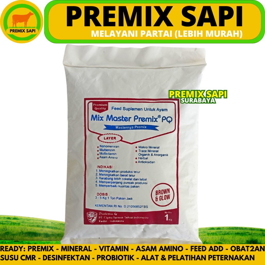 Jual PREMIX AYAM PETELUR MIX MASTER PREMIX LAYER AYAM PETELUR PQ 1 KG ... Jual PREMIX AYAM PETELUR MIX MASTER PREMIX LAYER AYAM PETELUR PQ 1 KG ...