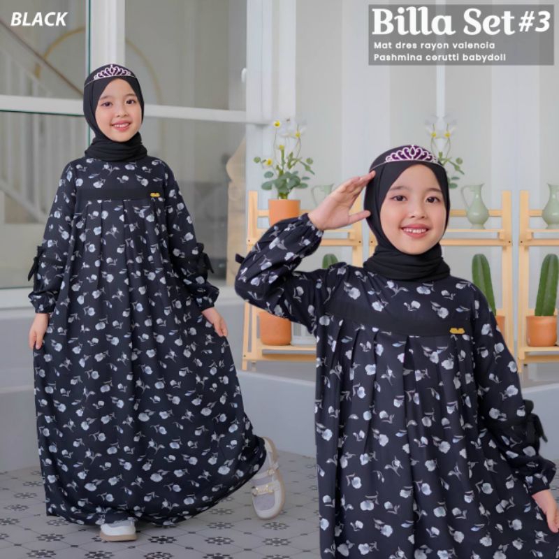 Jual [ALTAIR KIDS] BILLA SET #3 Dress Anak Perempuan Premium Motif ...