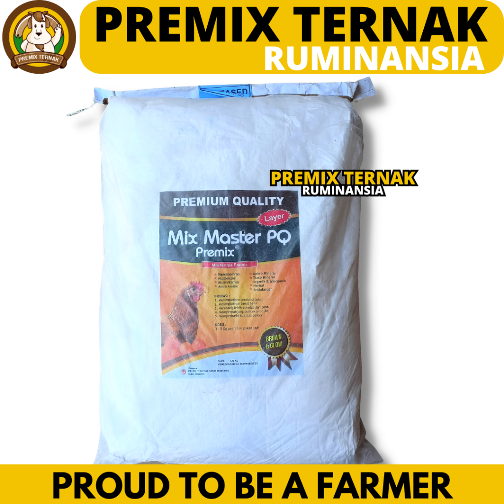Jual MIX MASTER PREMIX LAYER PQ 30 KG (1 SAK) - Premix Ayam Petelur ...