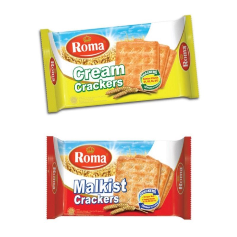 Jual Roma Malkist Crackers Cream Crackers 105/107g | Shopee Indonesia