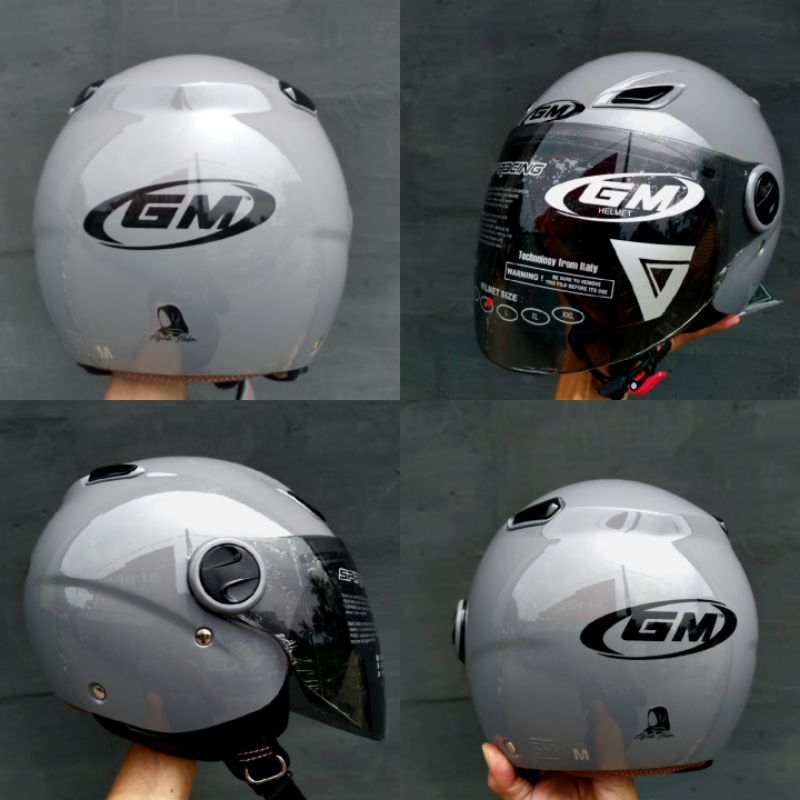 Jual HELM GM VENUS HIJAB ORIGINAL/HELM MOTOR RETRO HIJAB/HELM VESPA ...