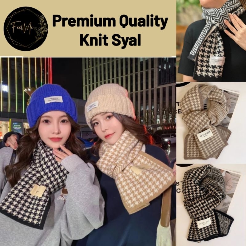 Jual Feelme KK-203 Premium High Quality two side (2sisi) Syal Scarf ...