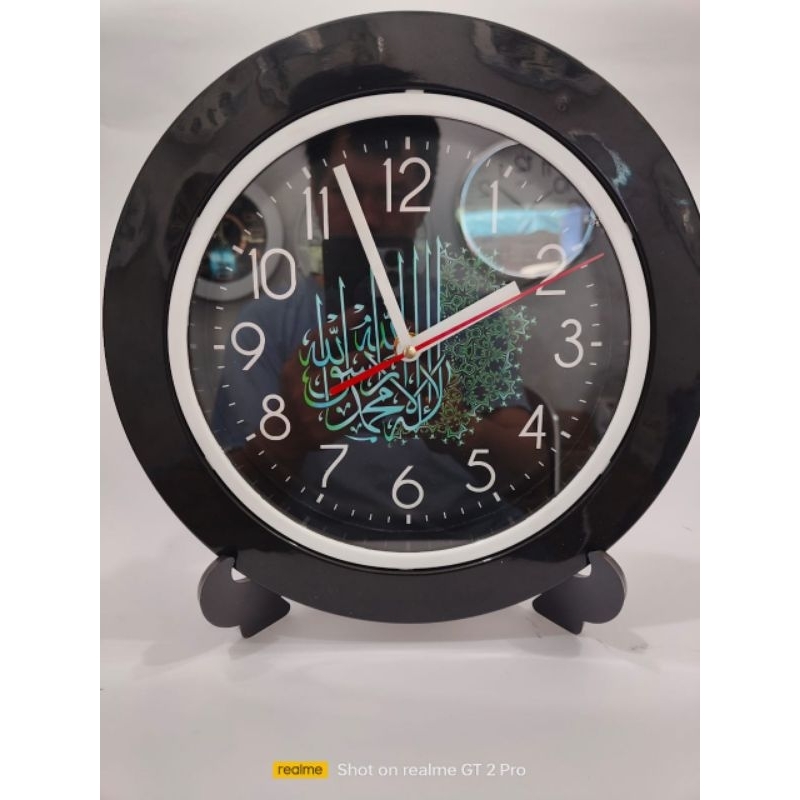 Jual jam dinding ogana / jam jam dinding kaligrafi / jam dinding hitam ...