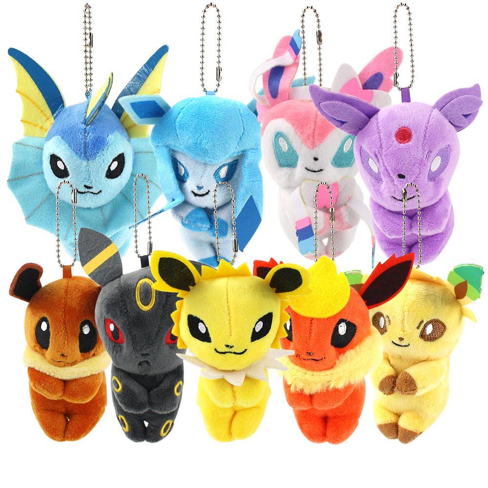 Jual KEYCHAIN BONEKA POKEMON EVE EVOLUTION EVEE UMBREON FLAREON JOLTEON ...